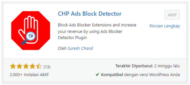 Cara Memasang Anti Adblock Di WordPress Dengan Mudah - Ostife