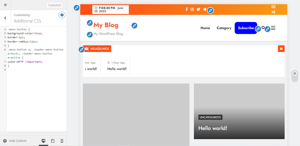 Cara Membuat Button Di Header Wordpress - Ostife