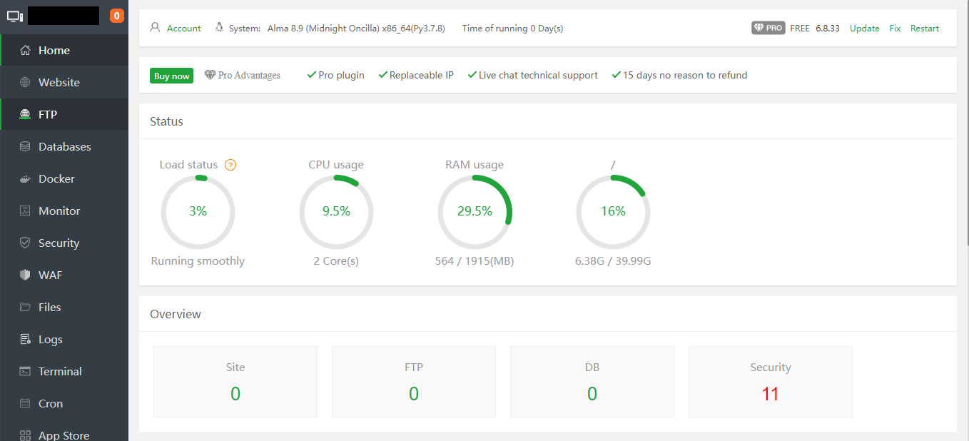 Cara Install aaPanel di AlmaLinux 8 - Ostife