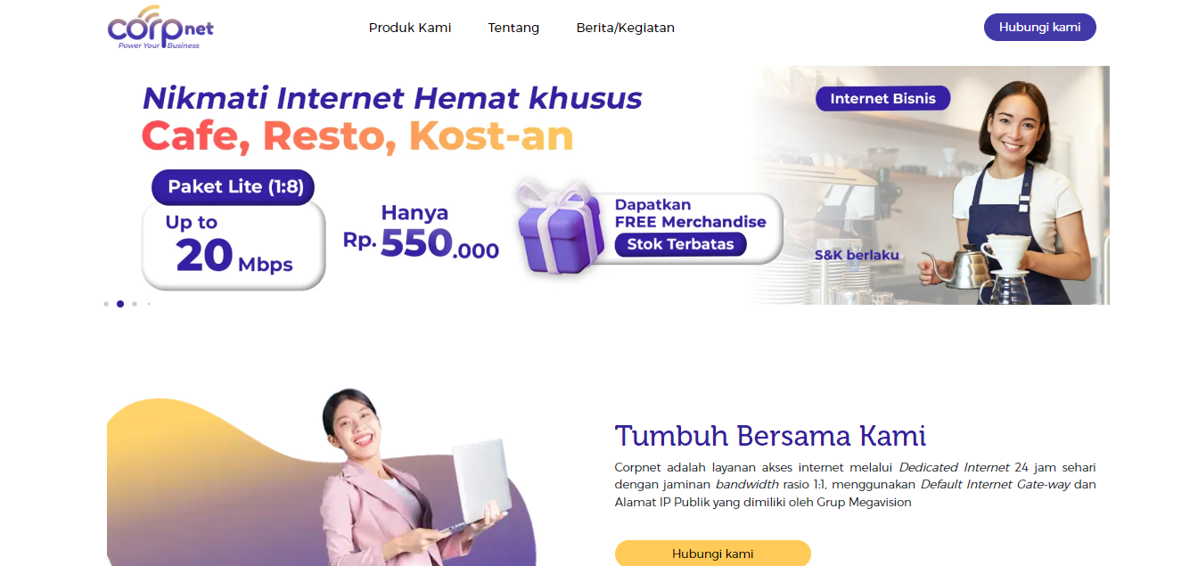 Layanan Dedicated Internet Terbaik Untuk Bisnis Dari Corpnet - Ostife