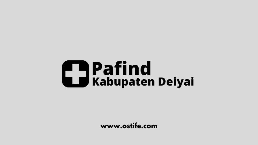 Mengenal PAFI dan Peranannya di Kabupaten Deiyai - Ostife